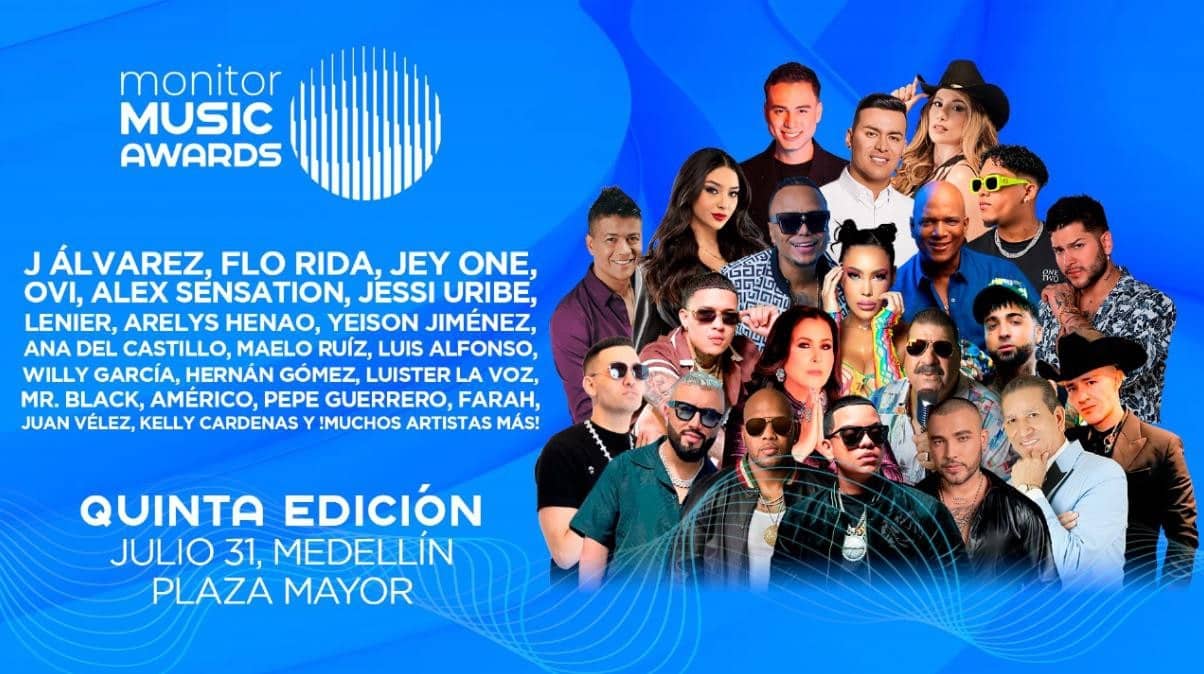 Confirmados los artistas que estarán presentes en los Monitor Music ...