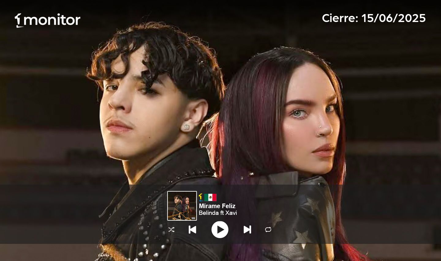 Home - Sistema de monitoreo musical | monitorLATINO