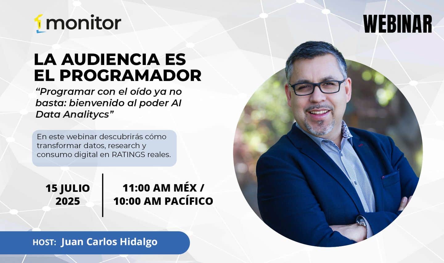 monitorLATINO presenta su webinar: La audiencia es el programador ...